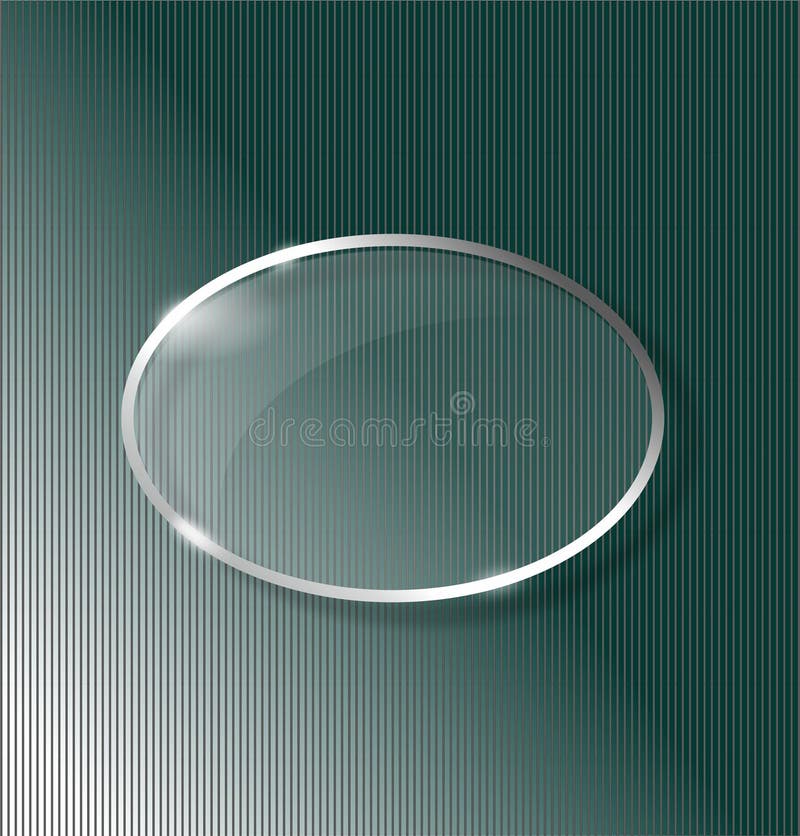 Strap Background with Glass Ellipse Stock Illustration - Illustration ...