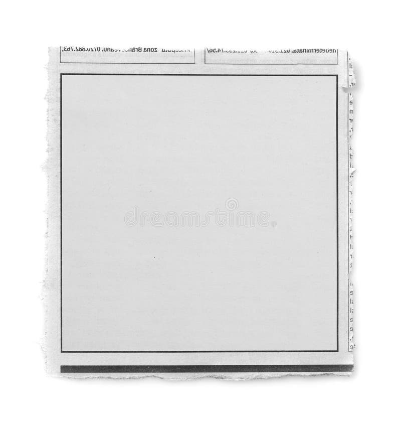 Strappo del giornale immagine stock. Immagine di ricerca - 52110835