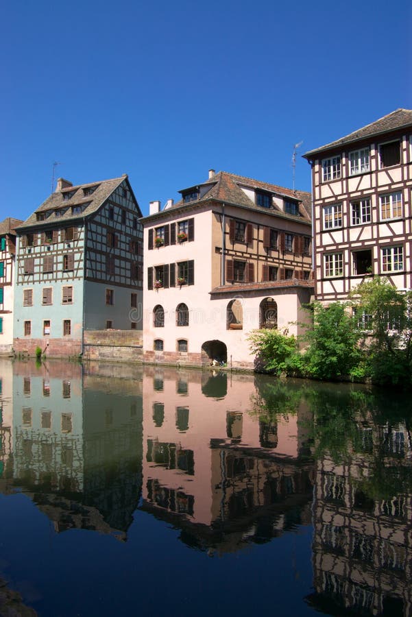 Strasbourg architecture stock photo. Image of rein, house - 12073588