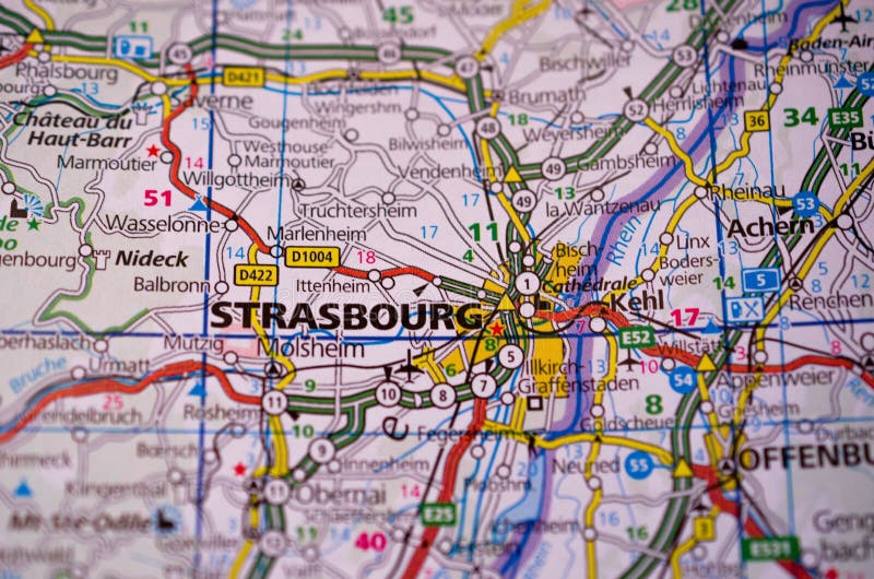 152 Strasbourg Map Stock Photos - Free & Royalty-Free Stock Photos from ...