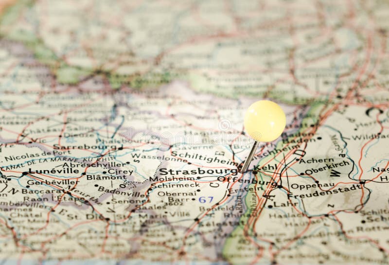 Lille Pinned Route Map Stock Photos - Free & Royalty-Free Stock Photos ...