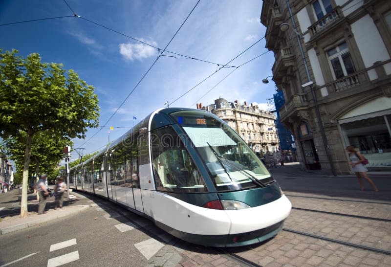 Strasbourg train stock image. Image of transport, center - 10815547