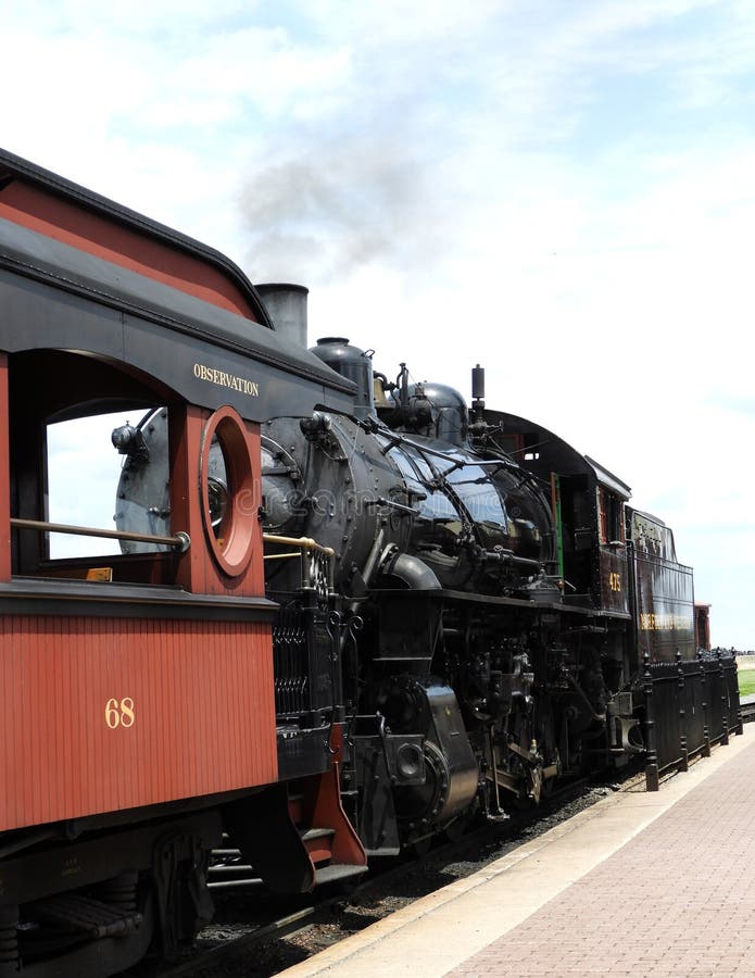Vintage Strasburg Railroad Train Engine Open Air Car Editorial Stock ...