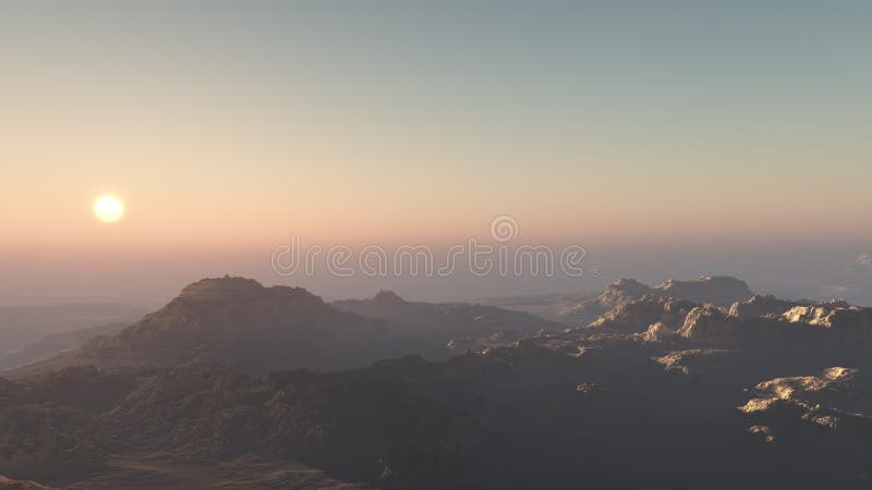 Strata Landscape Sunset stock illustration. Illustration of glow - 27812753