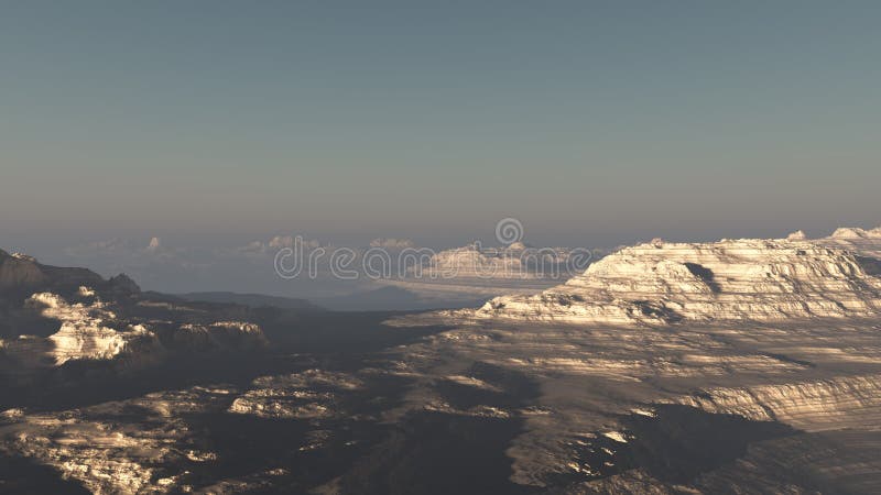 Strata Landscape Sunset stock illustration. Illustration of cloudscape ...