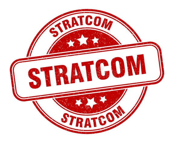 Stratcom Stamp. Stratcom Round Grunge Sign Stock Vector - Illustration ...