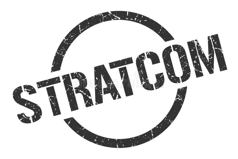 Stratcom round gold badge stock vector. Illustration of vintage - 95268289