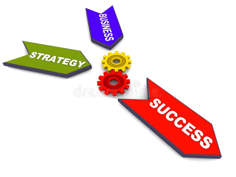 Strategia aziendale illustrazione di stock. Illustrazione di sistema ...