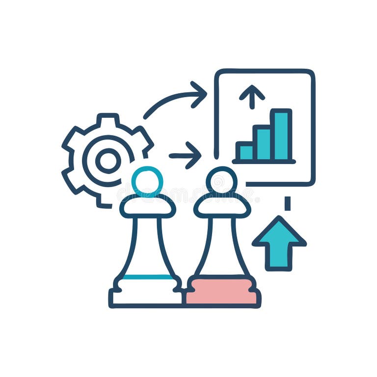 Strategic Alignment in Corporate Planning Design Stock Vector ...