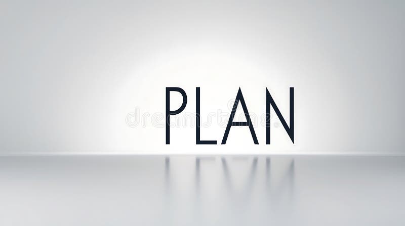 Strategic Approach with Clear Plan Displayed on a Smooth Surface in ...