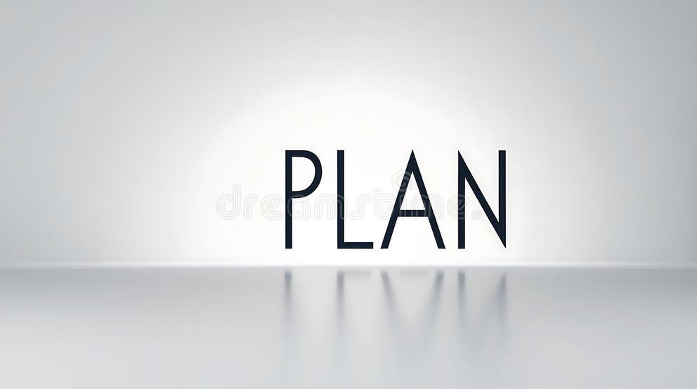 Strategic Approach with Clear Plan Displayed on a Smooth Surface in ...