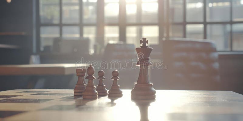 Strategic Board Game Shows Depth and Complexity with Chess Pieces Art ...