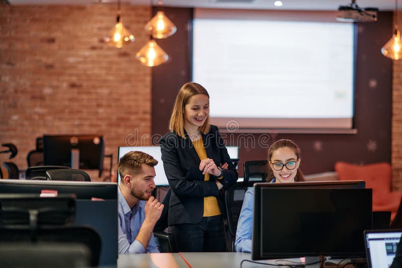 Strategic Business Meeting: Group of Professionals Collaborating in ...