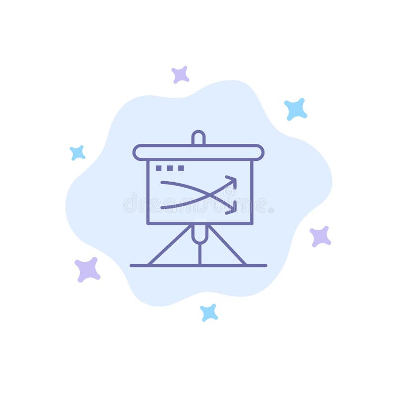 Strategic, Business, Plan, Planning, Graph Blue Icon on Abstract Cloud ...
