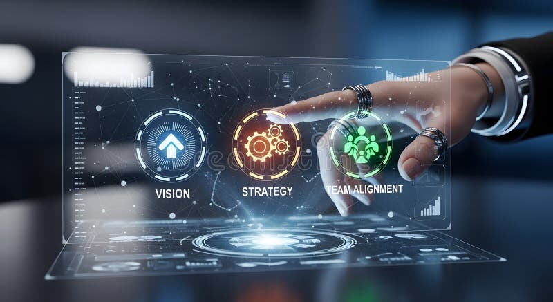 Strategic Business Vision Alignment Strategy Team Collaboration ...