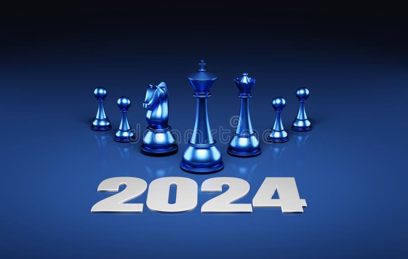 Strategic Chess Game Future of Business 2024 Stock Illustration ...