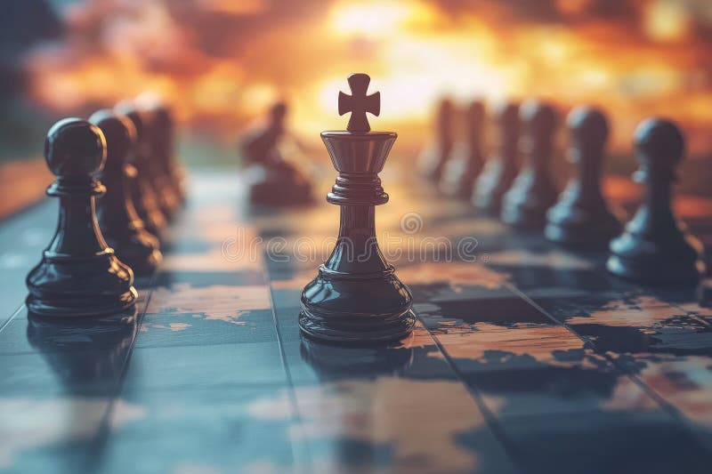 Strategic Chess Gameplay: a Captivating Moment of Intellect and ...
