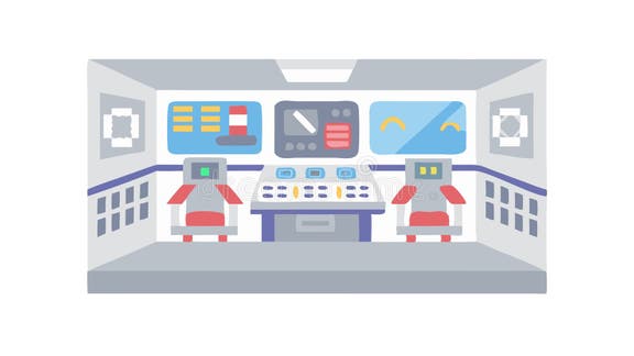 Strategic Command Center Interior Design, Vector Design Generative AI ...