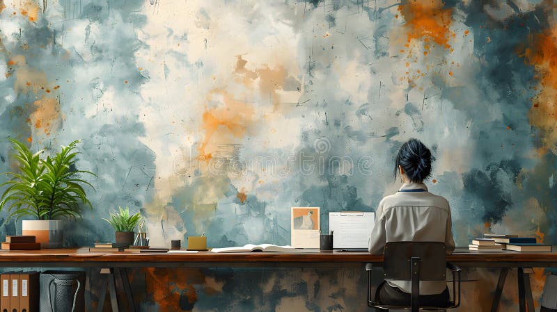 Strategic Consultant S Workspace for Creative Problem-Solving Stock ...