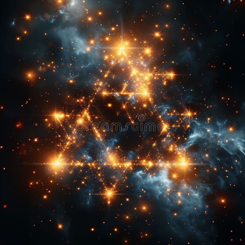 Strategic Horizons: Blueprint of Progress - a Star Shaped Glowing ...