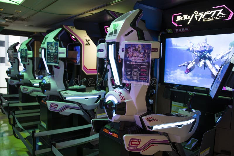 Strategic Japanese Game in Arcade Center Editorial Image - Image of ...