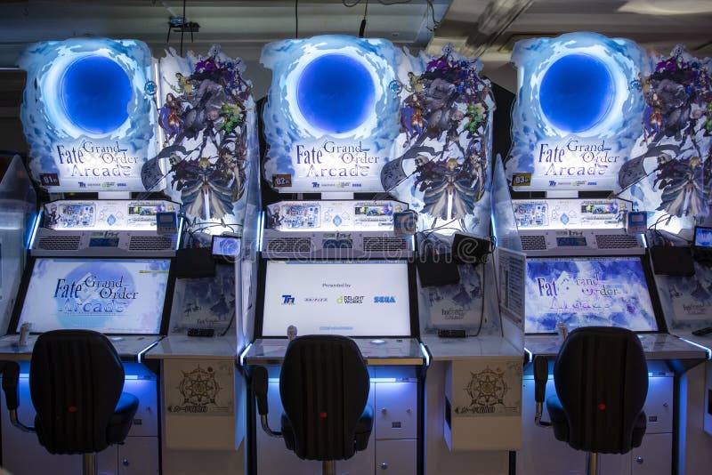 Strategic Japanese Game in Arcade Center Editorial Stock Image - Image ...