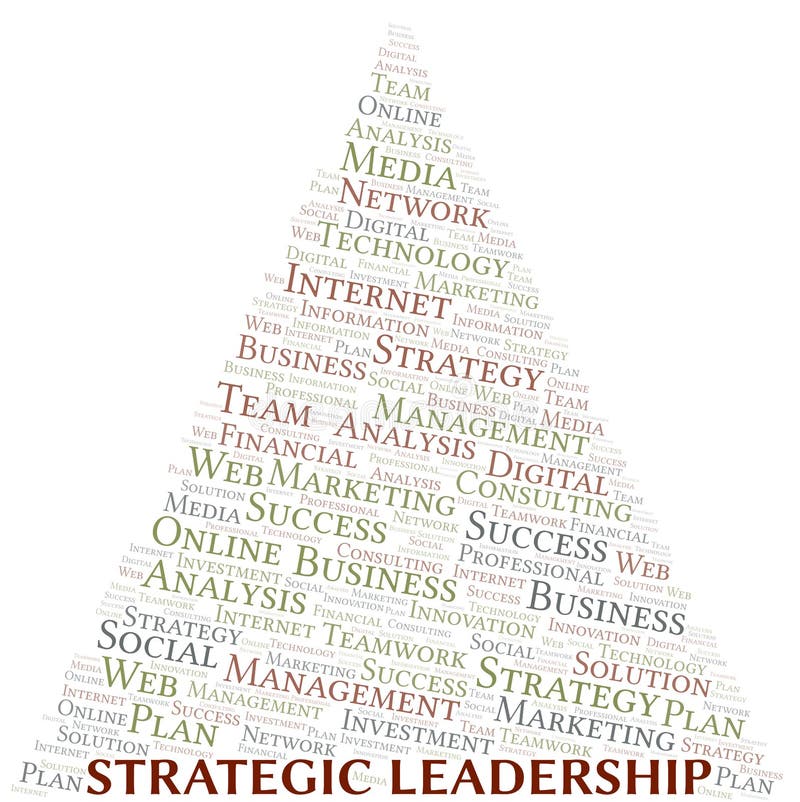 Strategic Leadership Behaviours Business Vector Graphic Stock Vector ...
