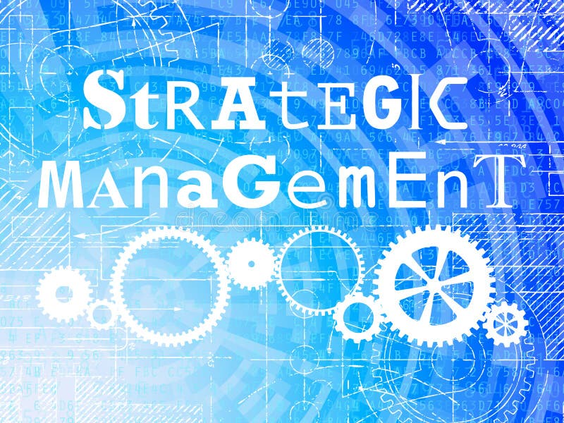 Strategic Management High Tech Background Stock Vector - Illustration ...