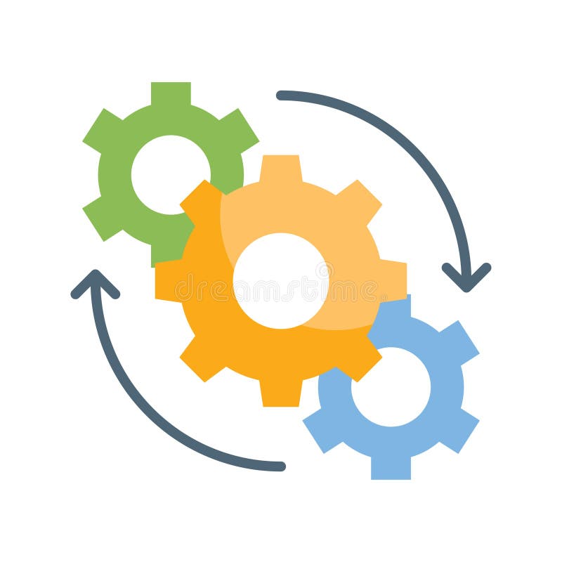 Operational Alignment Vector Flat Icon Style Illustration. EPS 10 File ...