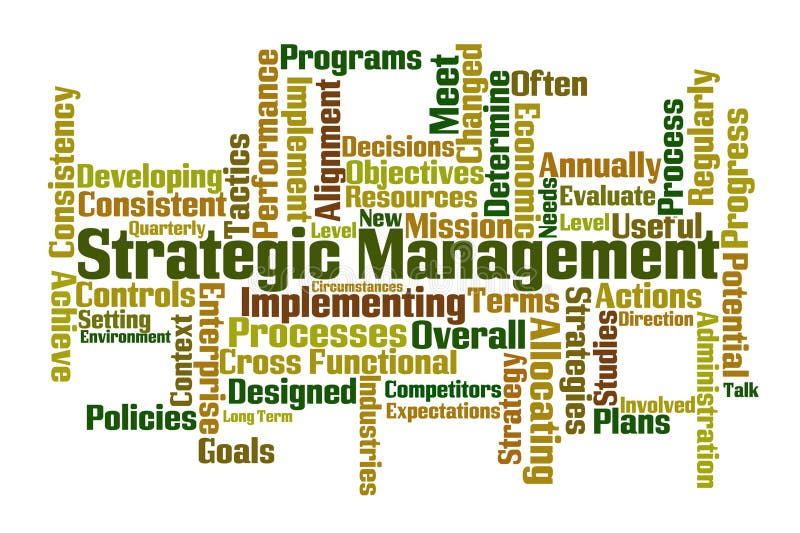 Strategic management stock vector. Illustration of business - 13861596