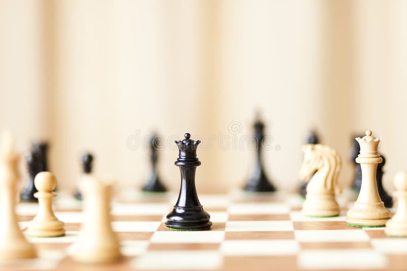 Strategic Moves, Chess Game Stock Photo - Image of defeat, knight: 41811942