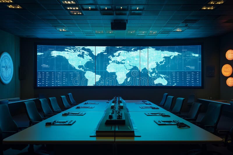 Strategic Nuclear Bunker Equipped with Advanced Monitoring Systems for ...