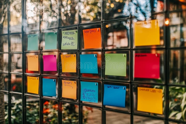 Strategic Planning Board, Visualization, Goal Setting with Colorful ...