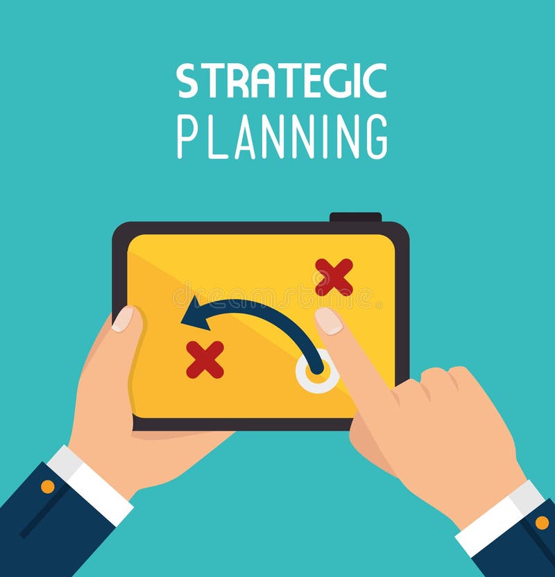 Strategic Planning Process Diagram Stock Image - Image of businessman ...