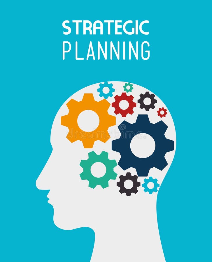 Strategic planning design. stock vector. Illustration of people - 58817109