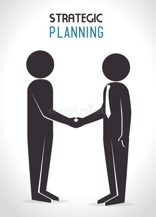 Strategic planning design. stock vector. Illustration of employment ...