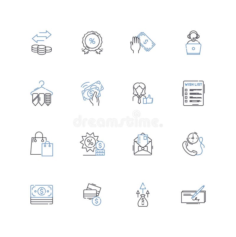 Strategic Planning Line Icons Collection. Vision, Goals, Strategy ...