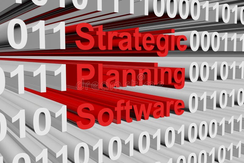 Strategic Planning Software Stock Illustration - Illustration of ...