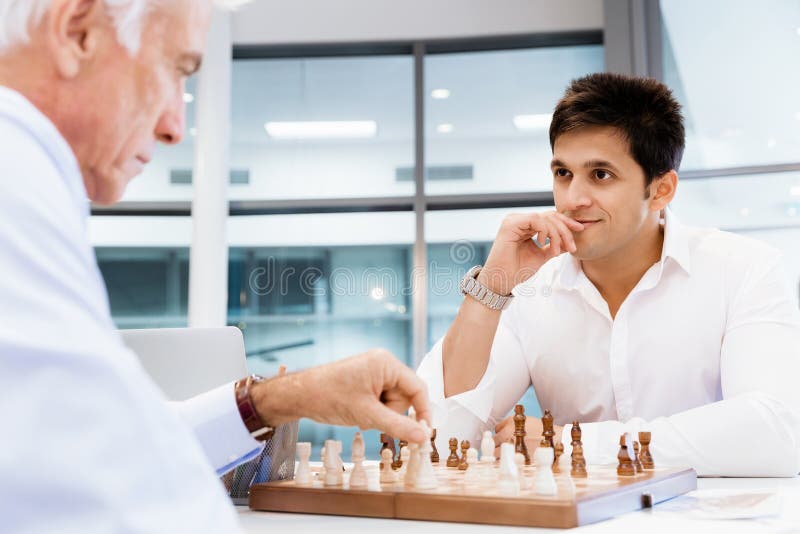 Strategic play stock photo. Image of handsome, reaction - 55053748