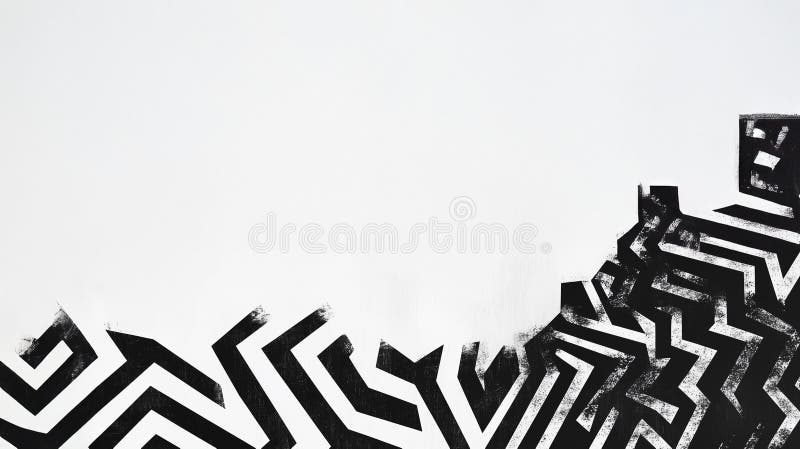 Strategic Problem-Solving Layout. Formal Maze Slide Background for ...