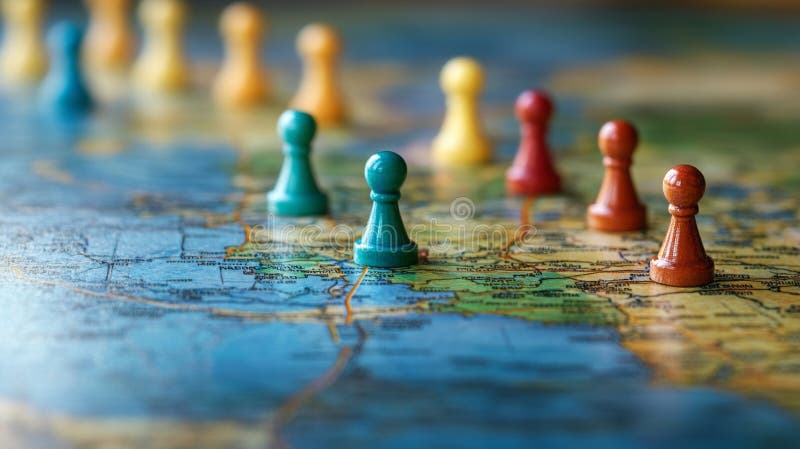 Strategic Roadmap for Leadership Development Close Up View Stock ...