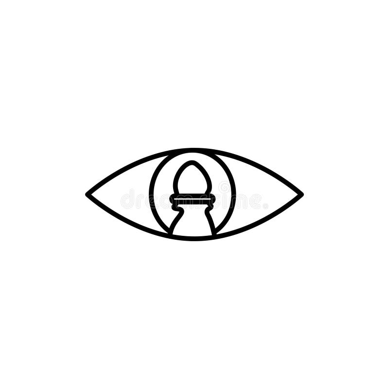 Strategic Service Vision Icon Stock Vector - Illustration of graphic ...