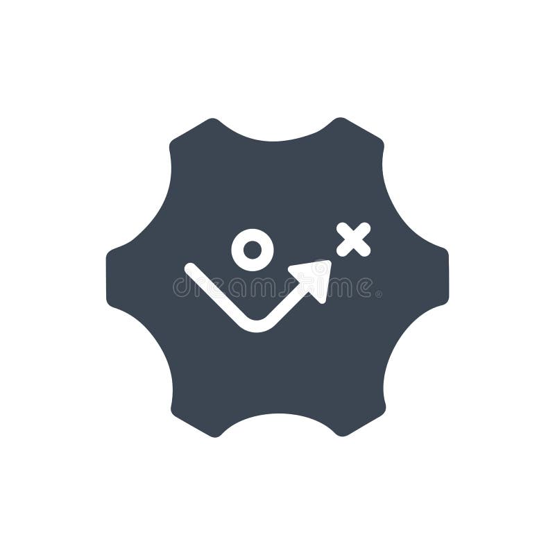 Strategic Solution Icon stock vector. Illustration of success - 120778542