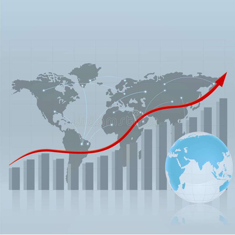 Strategic Template with a Map. Stock Illustration - Illustration of ...