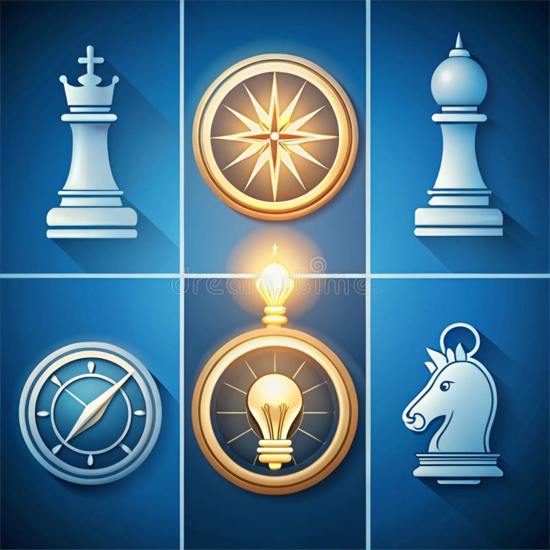 Strategic Thinking, Innovation, and Direction Stock Image - Image of ...