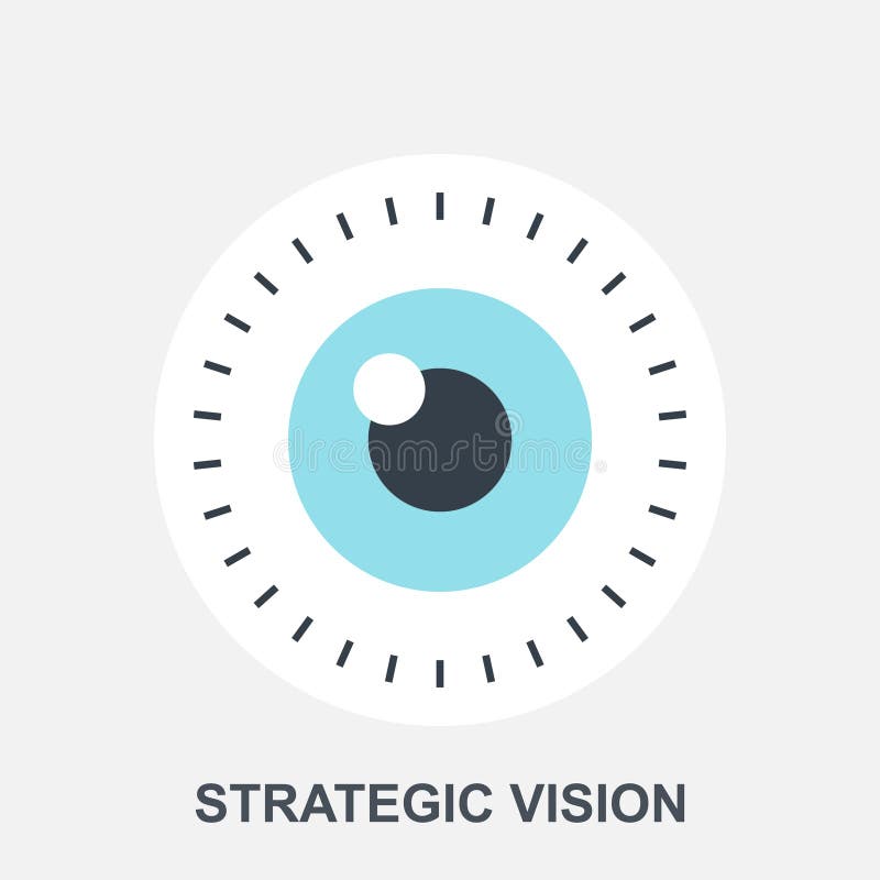 Strategic Vision Vector Illustration Concept Stock Vector ...