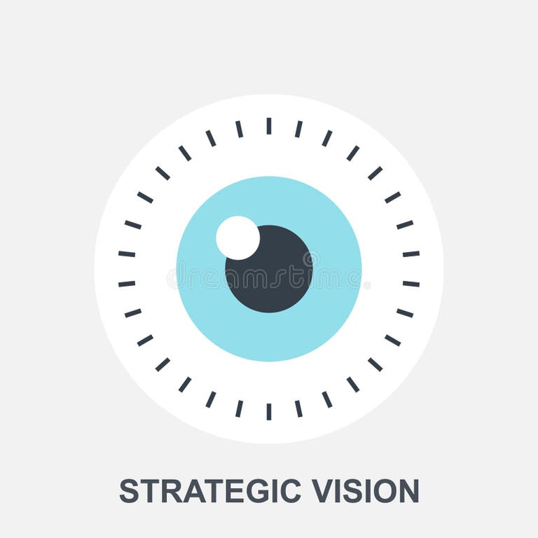 Strategic Vision Vector Illustration Concept Stock Vector ...