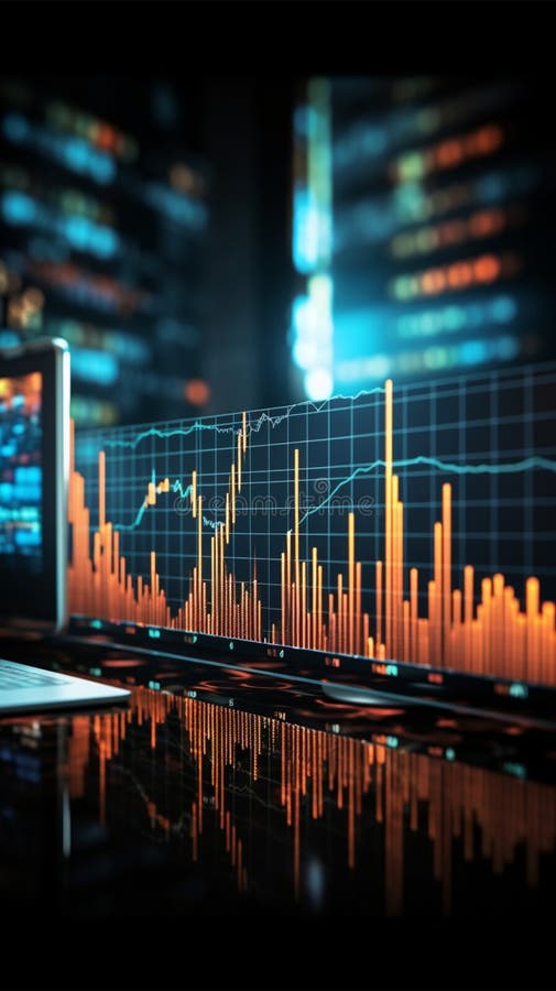Strategic Visualization Business and Stock Graphs Decode Financial ...