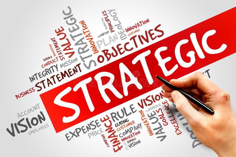 Business Strategic Planning Framework Diagram Stock Image - Image of ...