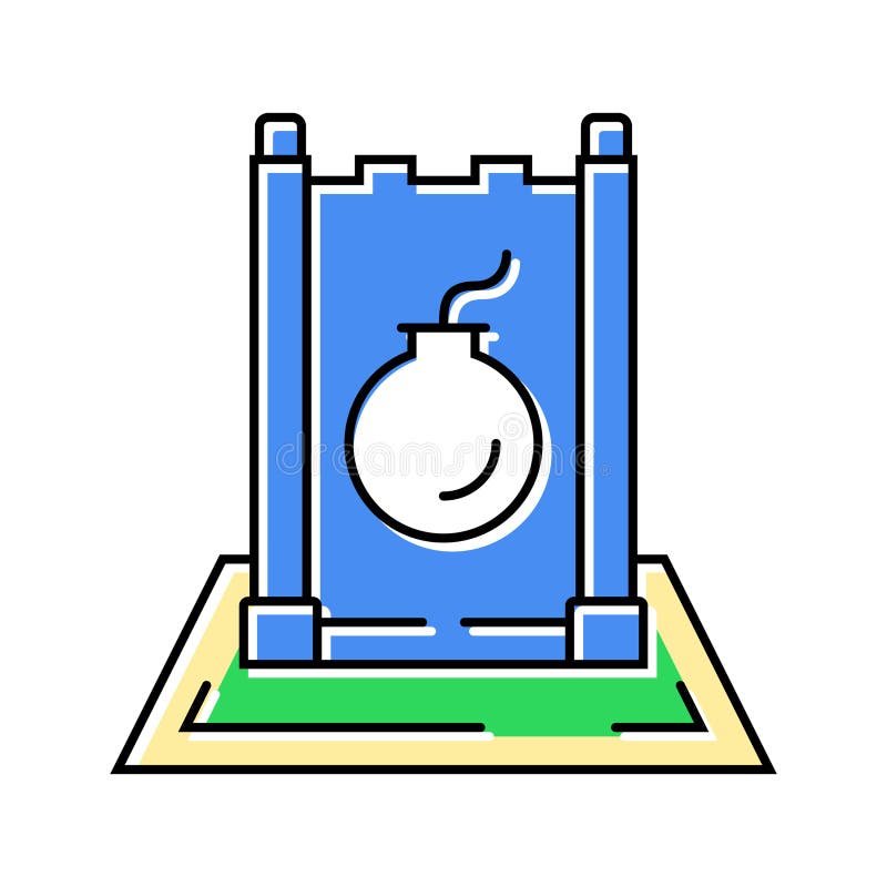 Stratego Board Game Color Icon Vector Illustration Stock Vector ...